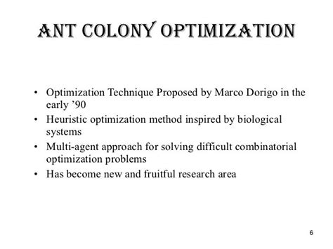ant ant colony optimization