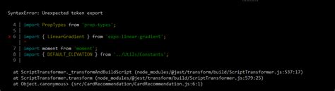 expo linear gradient and jest expo cannot read property