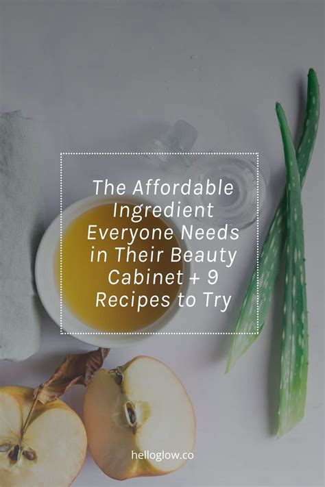 ACV For Beauty 9 Recipes You Need To Try