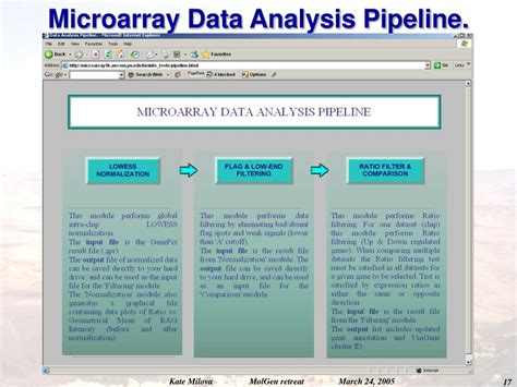 ppt microarray experiments database and analysis tools powerpoint