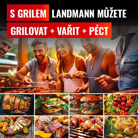 ElektrickÝ ZahradnÍ Gril Landmann ČernÝ 01192 Grily Bokra