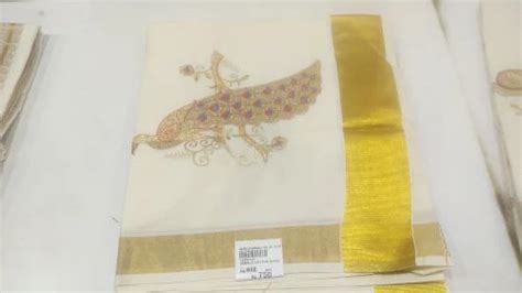 Kerala Cotton Saree 63 M At ₹ 580piece In Salem Id 2852575768548