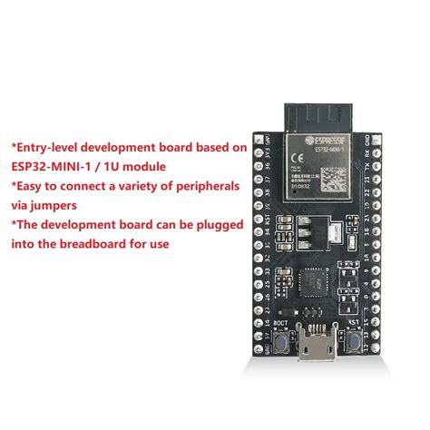 Esp32 Devkitm 1 Development Board Equipped With Esp32 Mini 1 Esp32 Mini 1u Modules Can Be
