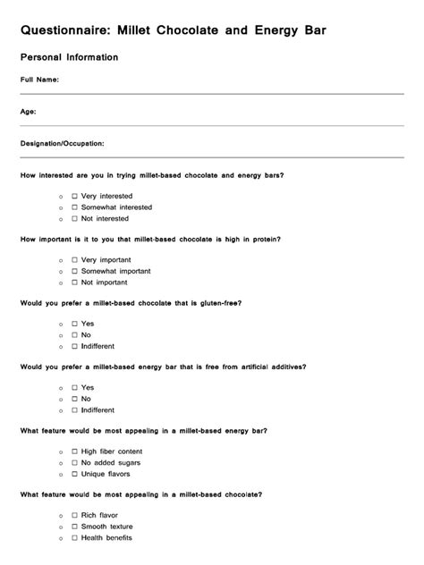 Bst Question Naire Pdf