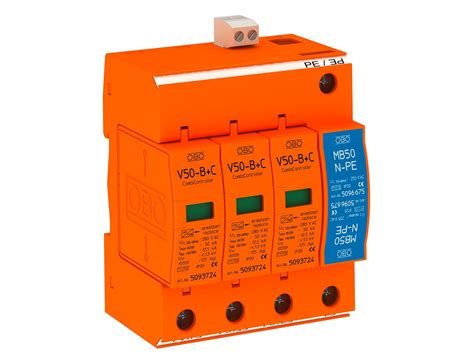 Lightning Current And Surge Arrester Pole NPE With Remote Signalling OBO