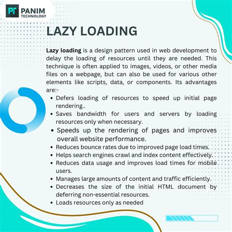 Panim Technology On Linkedin Lazyloading Webperformance Sitespeed Speedoptimization