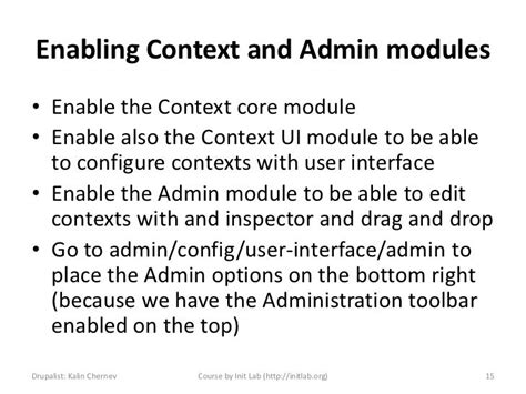 introduction to drupal 7 blocks management and contexts