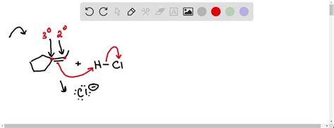 solved shown below is the reaction of an alkene with an electrophile