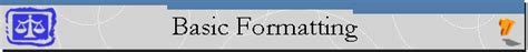 Basic Formatting In Microsoft Word Intermediate Users Guide To Microsoft Word