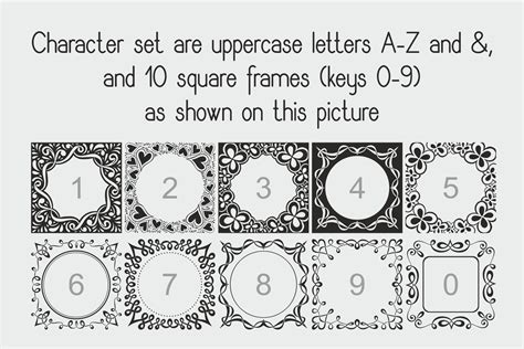 Square Monogram Framer Logo Font Bundles