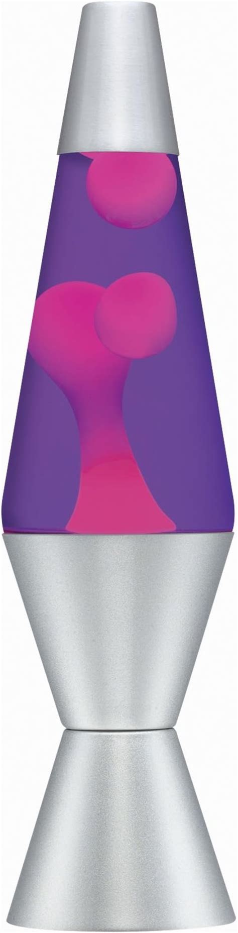 The Original Lava Brand Lava Motion Lamp 145 Pink Purple Silver