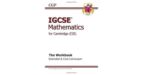 Igcse Maths Cie Cambridge Workbook By Cgp Books