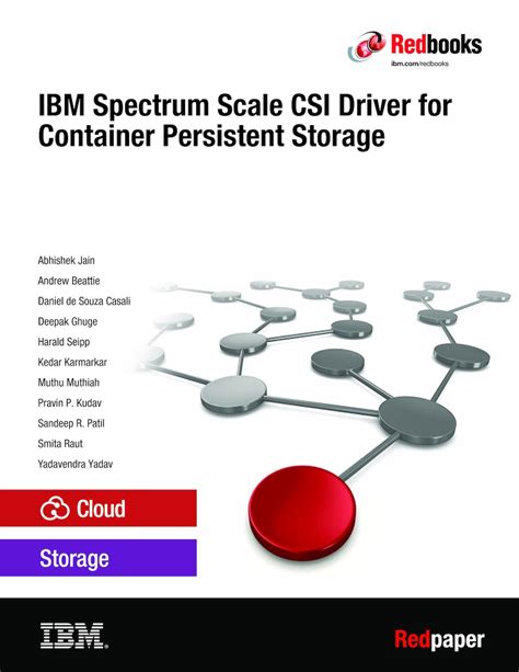 front cover ibm spectrum scale csi driver for container persistent