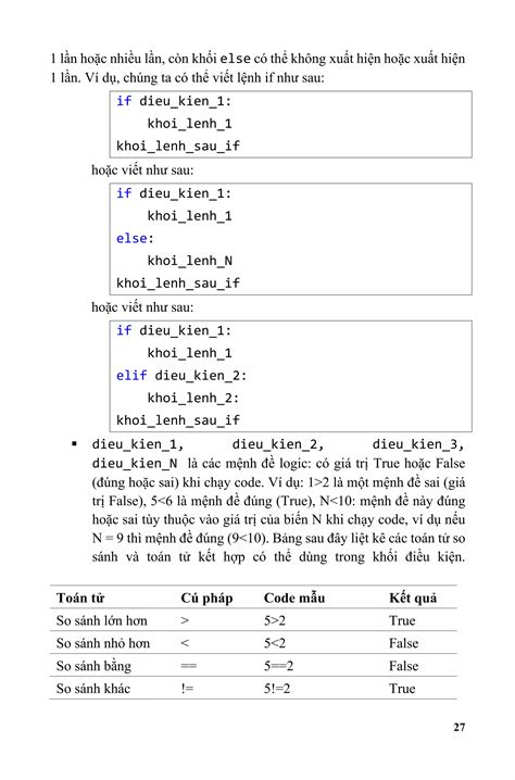 Giáo Trình Lập Trình Python Căn Bản Trần Nhật Quang Phạm Văn Khoapdf