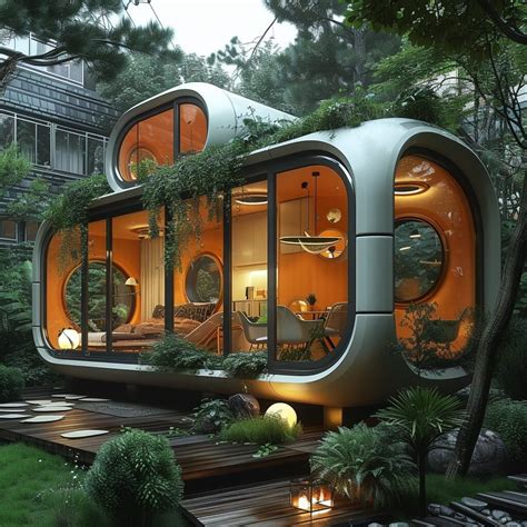 Multifunctional Nexus Homes By Kowsar Noroozi Futuristic Small House Futuristic House With