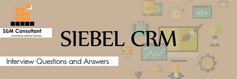 siebel crm interview questions and answers updated 2020