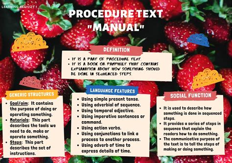 Sarah Fonda Procedure Text Manual Tips Xii Ipa 1