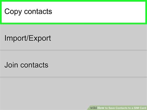 3 Ways To Save Contacts To A SIM Card WikiHow