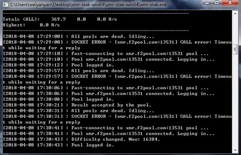 lots of socket error · issue 1364 · fireice uk xmr stak · github