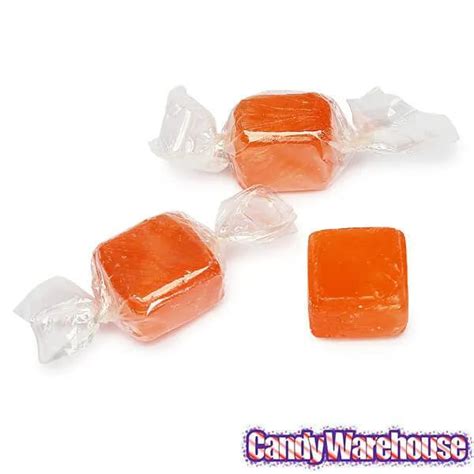 Cubes Hard Candy Tangerine 3lb Bag Salebestcandyshop