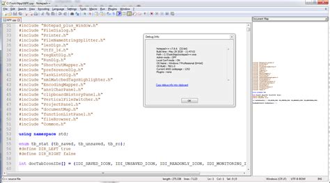 Document Map Regression Under Windows 7 · Issue 8335 · Notepad Plus Plusnotepad Plus Plus · Github