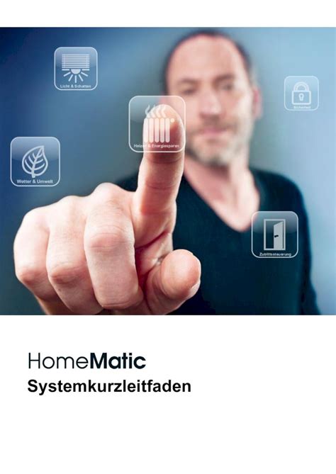 Pdf Systemkurzleitfaden Homematic · Homematic System Dabei Wird Der Betrieb Einer Homematic