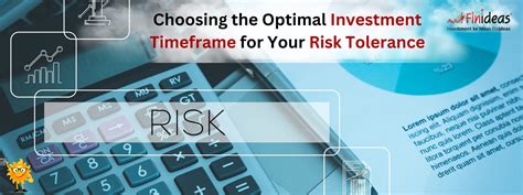 Choosing Optimal Investment Timeframe For Your Risk Tolerance