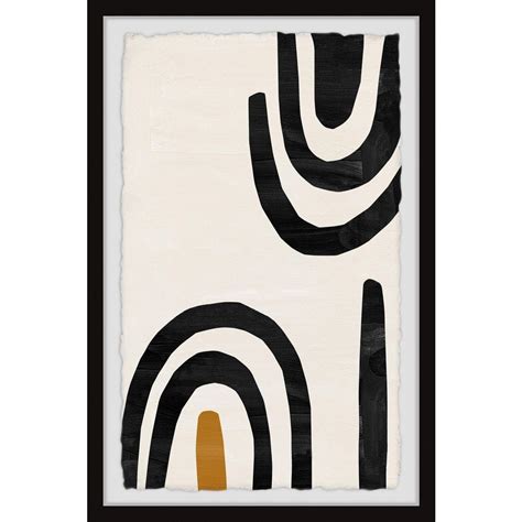 The Undefined Dimension By Marmont Hill Framed Abstract Art Print 18 In X 12 In