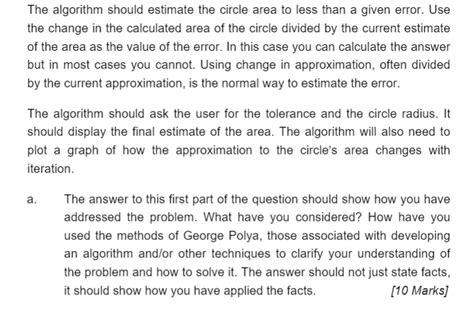 Solved The Task In This Question Is To Develop An Chegg