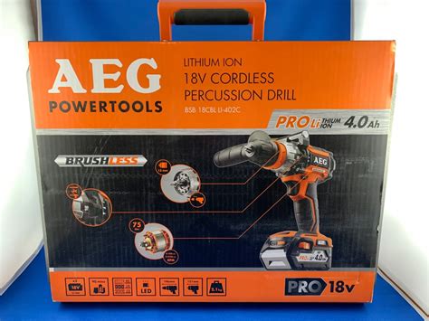 Wkrętarka AEG 18V 4Ah BSB 18CBL LI-402C - 8393094496 - oficjalne ...