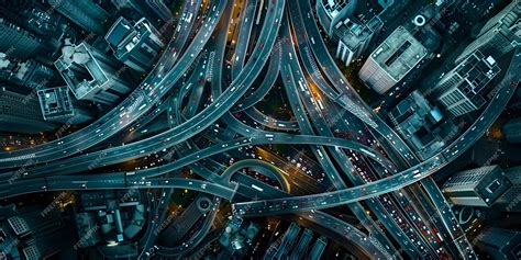 Premium Photo Visualizing Urban Traffic Patterns On A City Map