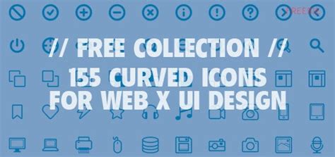 Free Curved Icons For Web X UI Design