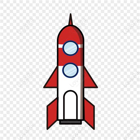 레드 스트레이트 로켓 클립 아트비행화물트레드 Png 일러스트 무료 다운로드 Lovepik