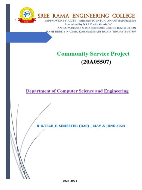Cse Program Book Csp Pdf Community Communication