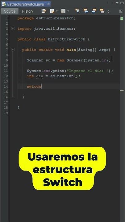 Estructura Switch Ejemplo 1 Java Netbeans Switch Algoritmo Code