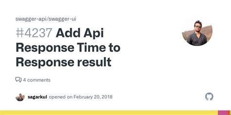 Add Api Response Time To Response Result · Issue 4237 · Swagger Api