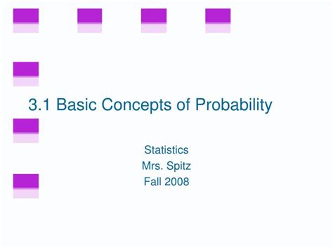 PPT Basic Concepts Of Probability PowerPoint Presentation Free Download ID