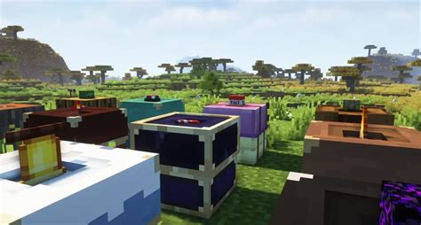 Sea Of Shulkers Customizible Shulker Boxes For Fabric Minecraft Mod