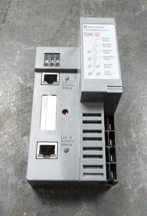 Used Allen Bradley 1734 Aentr Series B Communications Adapter Module