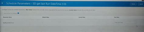 Soalicious Oic Schedule Parameters To Get Last Run Date And Time