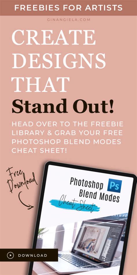 Photoshop Blend Modes Cheat Sheet Free Pdf Download