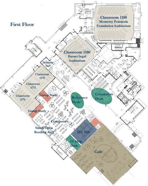 Csu Monterey Bay Library Building Map
