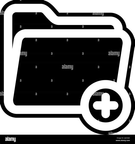 User Interface Add Folder Icon Stock Vector Image Art Alamy