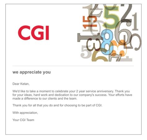 ketan limbachiya on linkedin workanniversary grateful cgi