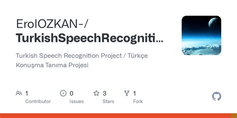 Github Erolozkan Turkishspeechrecognition Turkish Speech Recognition Project Türkçe
