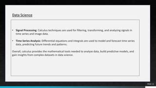 Application Of Calculus In Computer Science Pptx