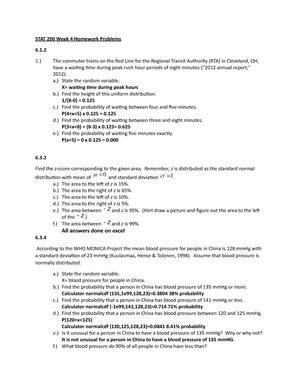 STAT 200 Week 6 Homework Problems - Warning: TT: undefined function: 32 ...