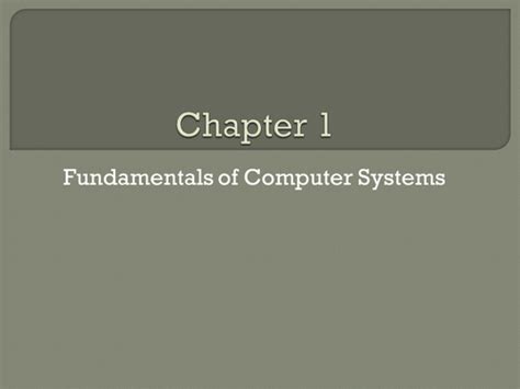 Gcse Computing Chapter 1 Fundamentals Of Computer Systems Revision Teaching Resources