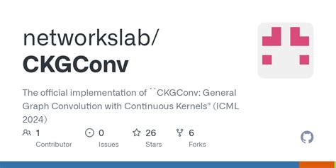 Github Networkslabckgconv The Official Implementation Of ``ckgconv General Graph