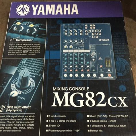 Yamaha MG82CX, Hobbies & Toys, Music & Media, Musical Instruments on ...